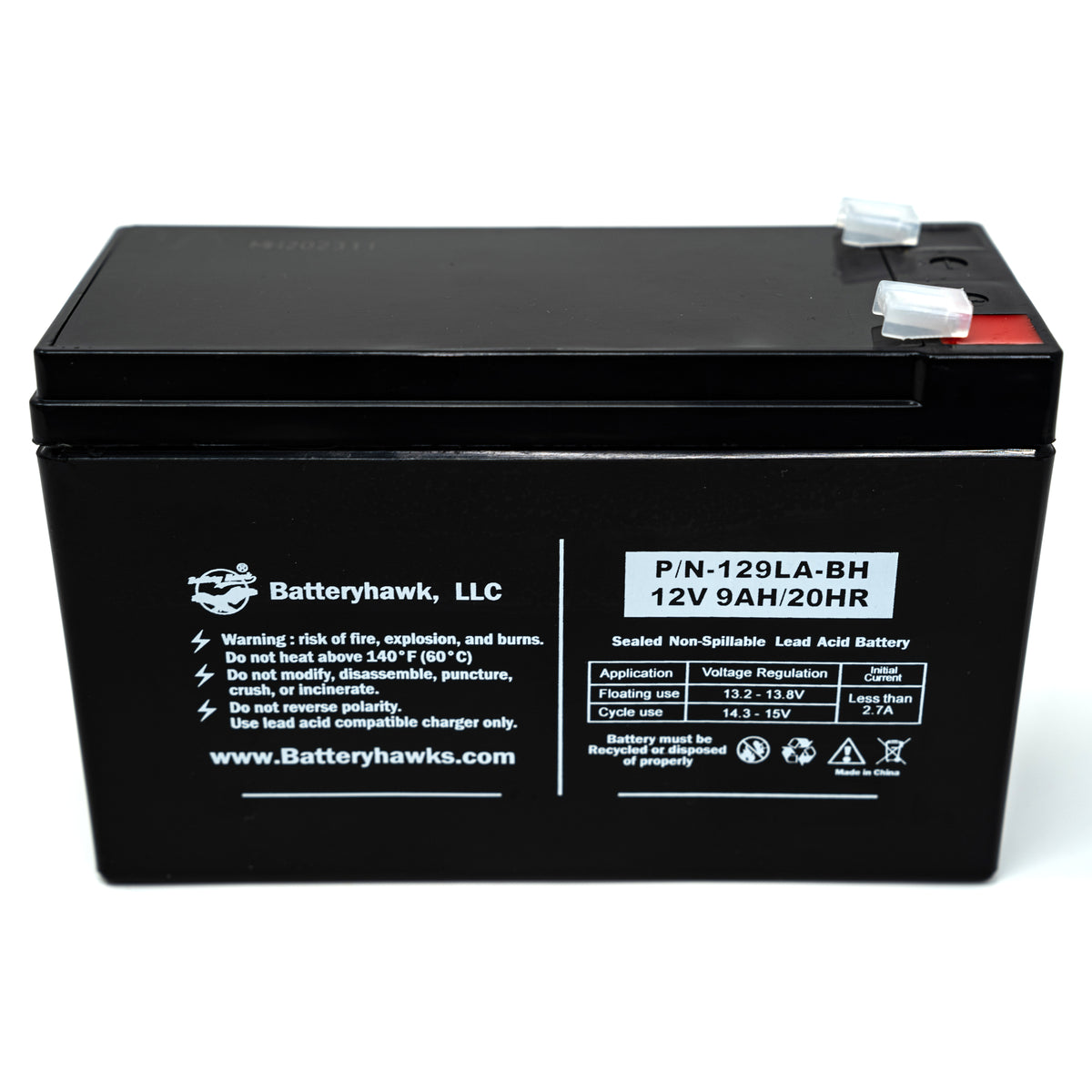 (10 Pack) 12V 9AH SLA F2 Terminal Sealed Lead Acid Battery for Multipl ...