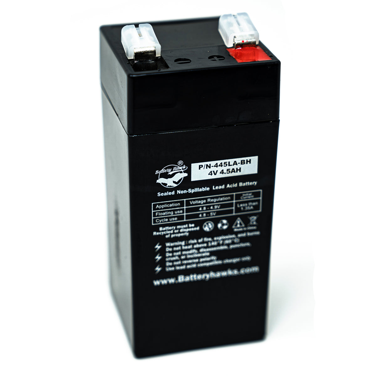 4V 4.5AH SLA F1 Terminal Sealed Lead Acid Battery for General Purpose ...