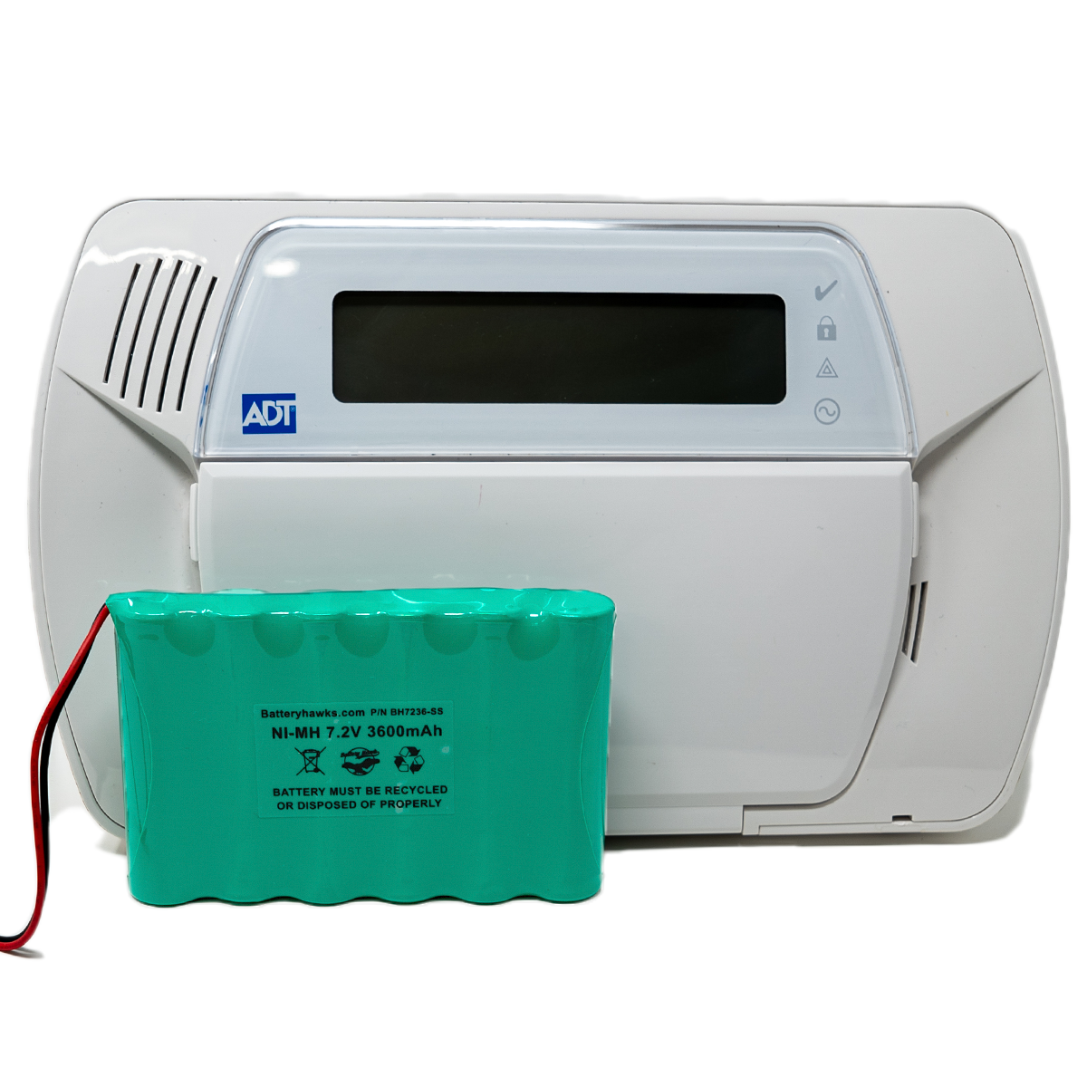 7.2v 3600mAh Ni-MH Battery Pack Replacement for Wireless Security Syst ...