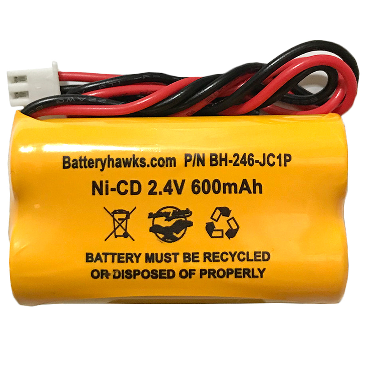 Battery hawks 10010034 Batteryhawks Ni-CD Battery for Emergency / Exit ...